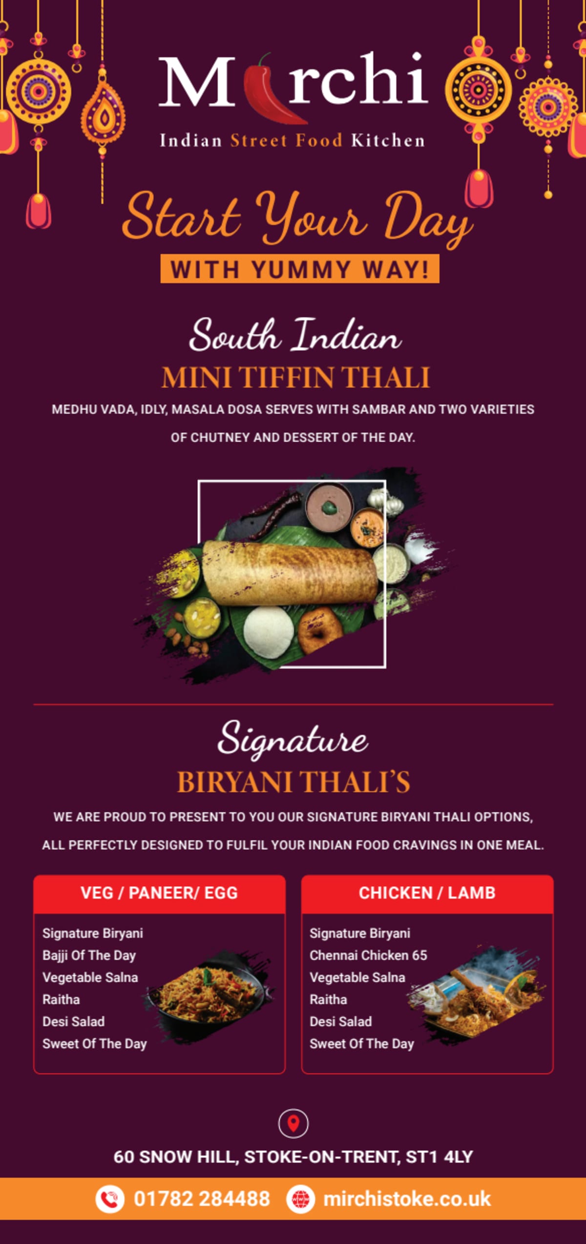 Carte et Menus 2024 - Mirchi Indian Restaurant à Stoke-on-Trent | TheFork