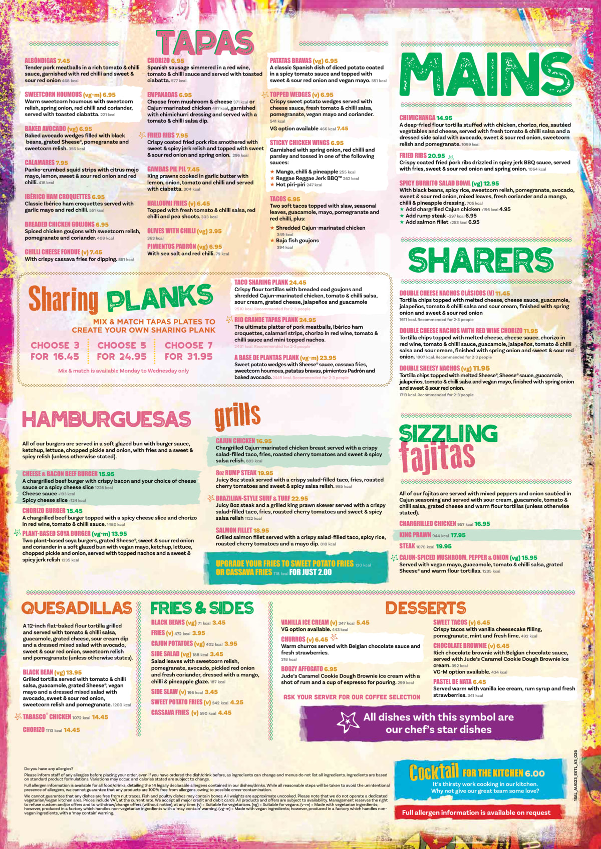 Carte et Menus 2024 - Salsa! Soho - Charing Cross à Londres | TheFork