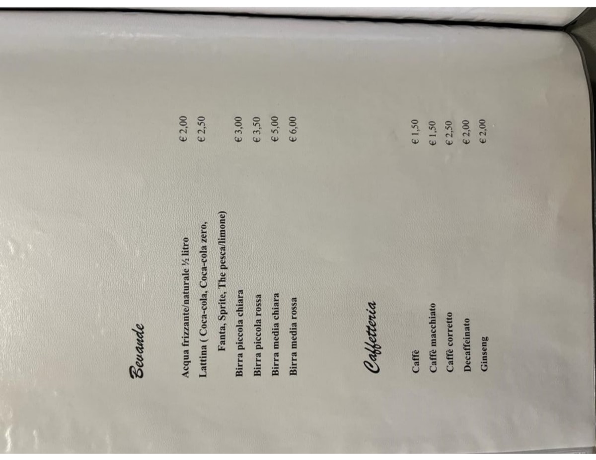 Menù completo e carta 2024 - Trancio di Raffaello a Pregnana Milanese ...