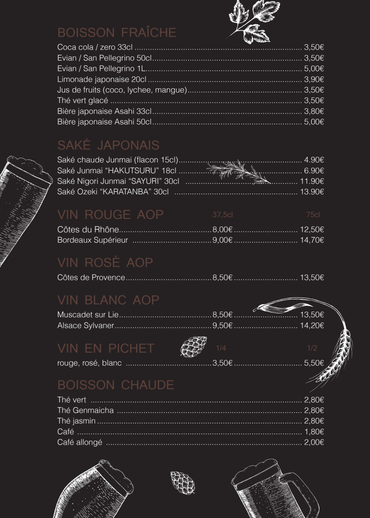 Carte et Menus 2024 - Tomi à Paris | TheFork