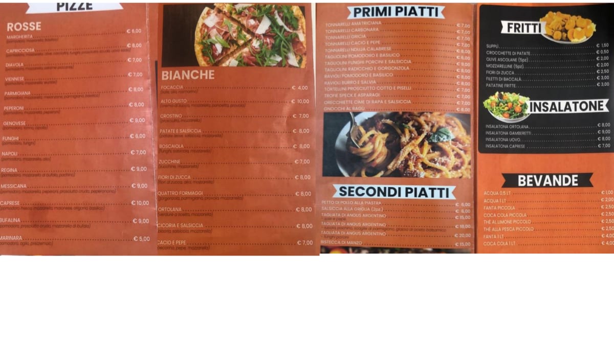 Menu 2024 - Alto Gusto in Fiano Romano | TheFork