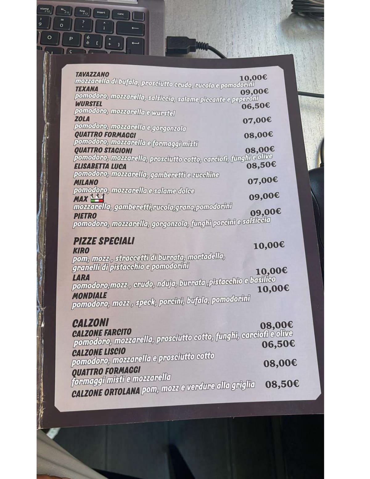 Menù completo e carta 2024 - Ristorante e pizzeria - Al Sesto Gusto a ...