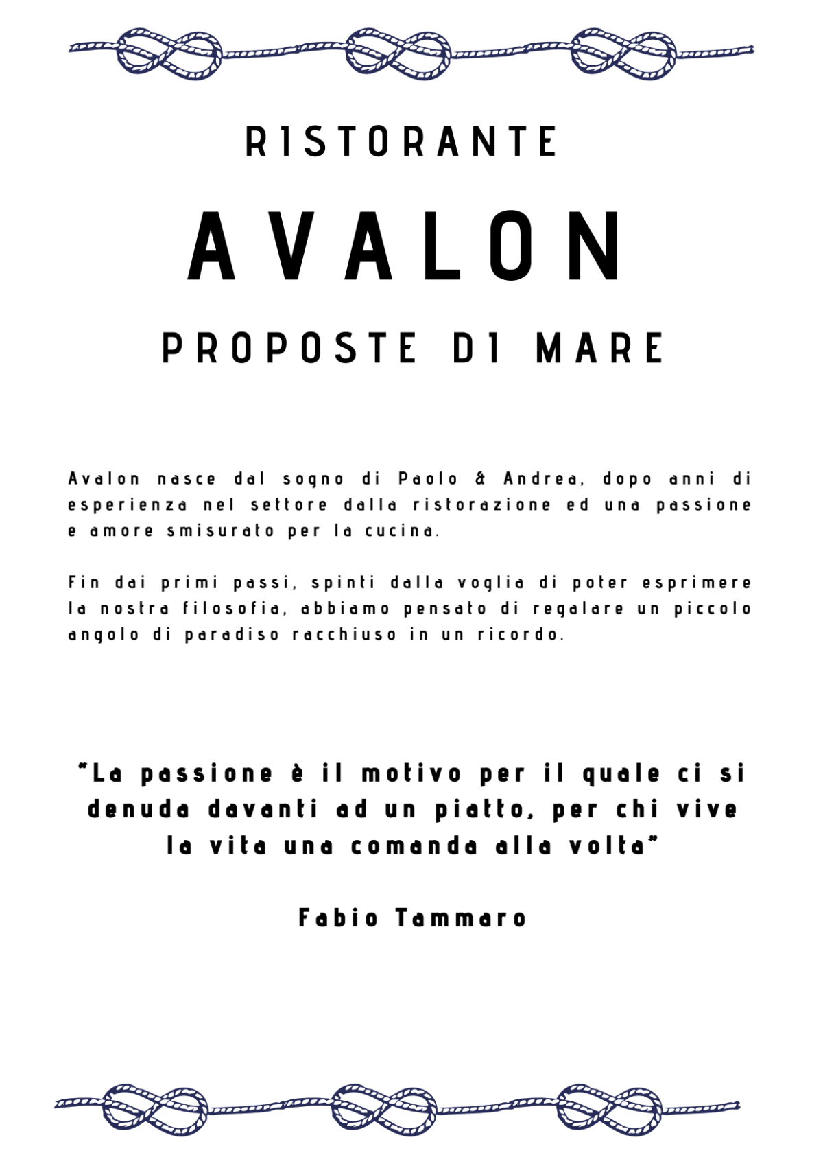Carte et Menus 2024 - Avalon à Bergame | TheFork