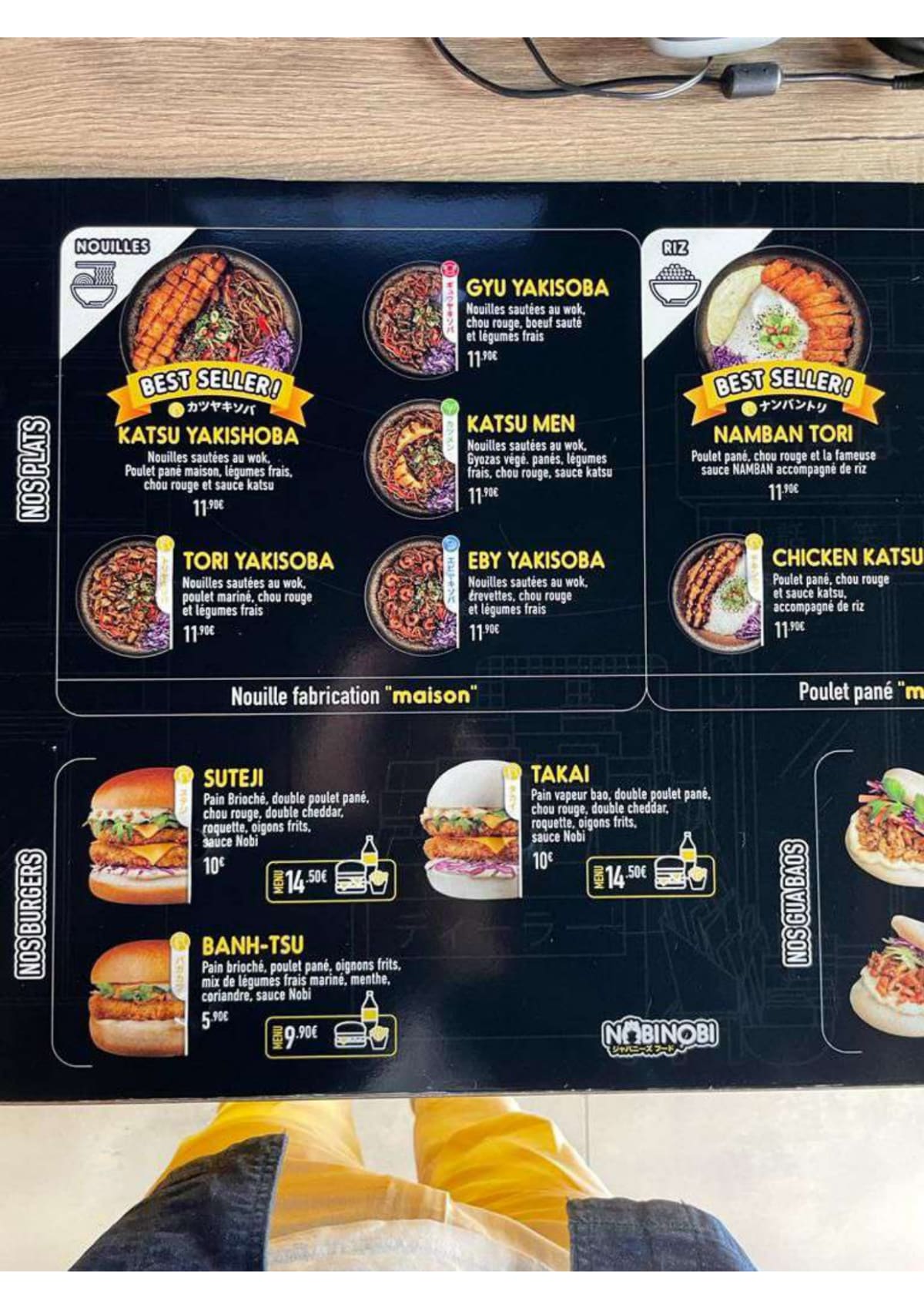 Menu 2024 - Nobi Nobi Paris em Paris | TheFork