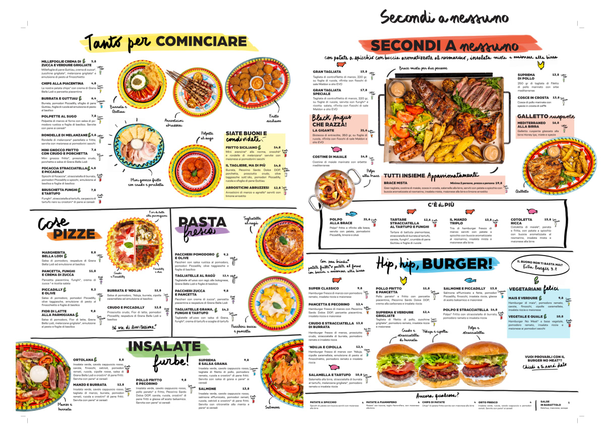 Carte et Menus 2024 - Doppio Malto Bologna à Bologne | TheFork