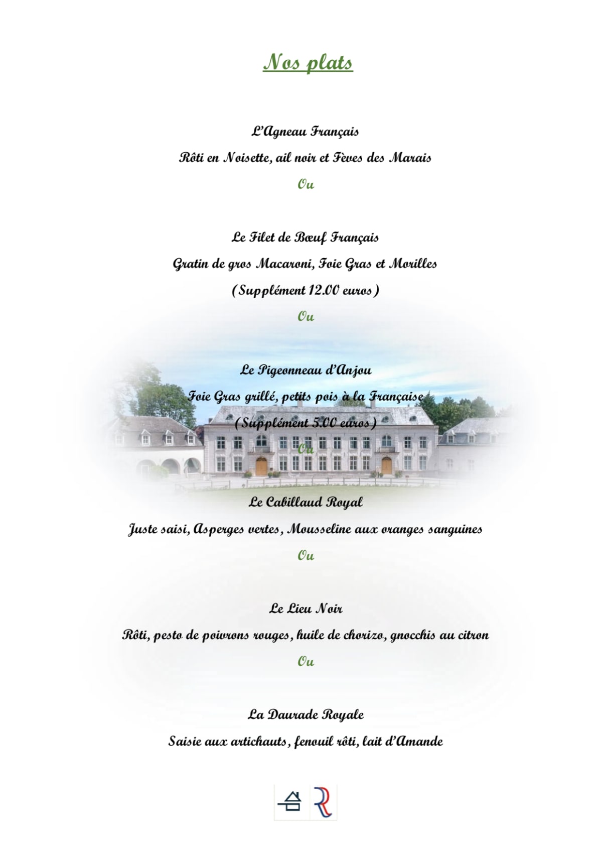 Menù completo e carta 2024 - Château de Cocove a Recques-sur-Hem | TheFork