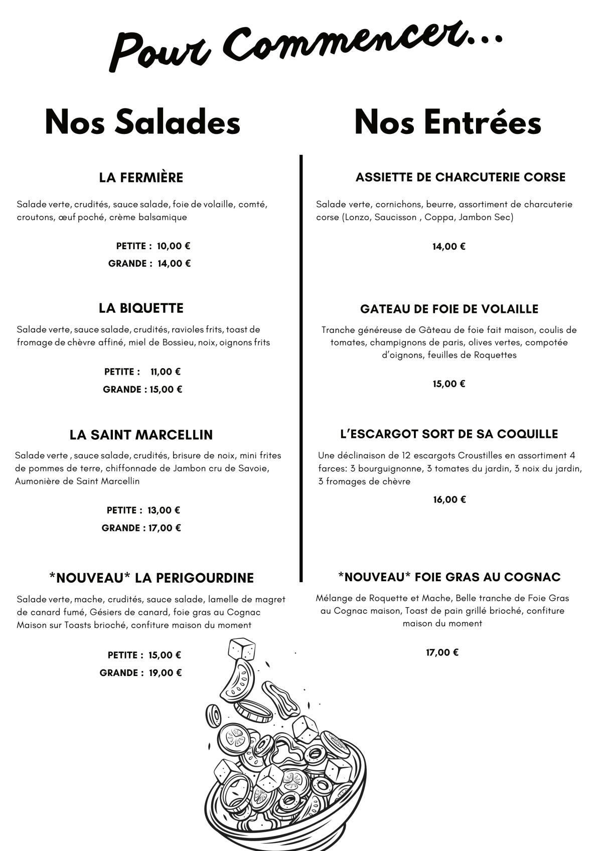 Carte et Menus 2024 - L'Orée du Bois à Arzay | TheFork