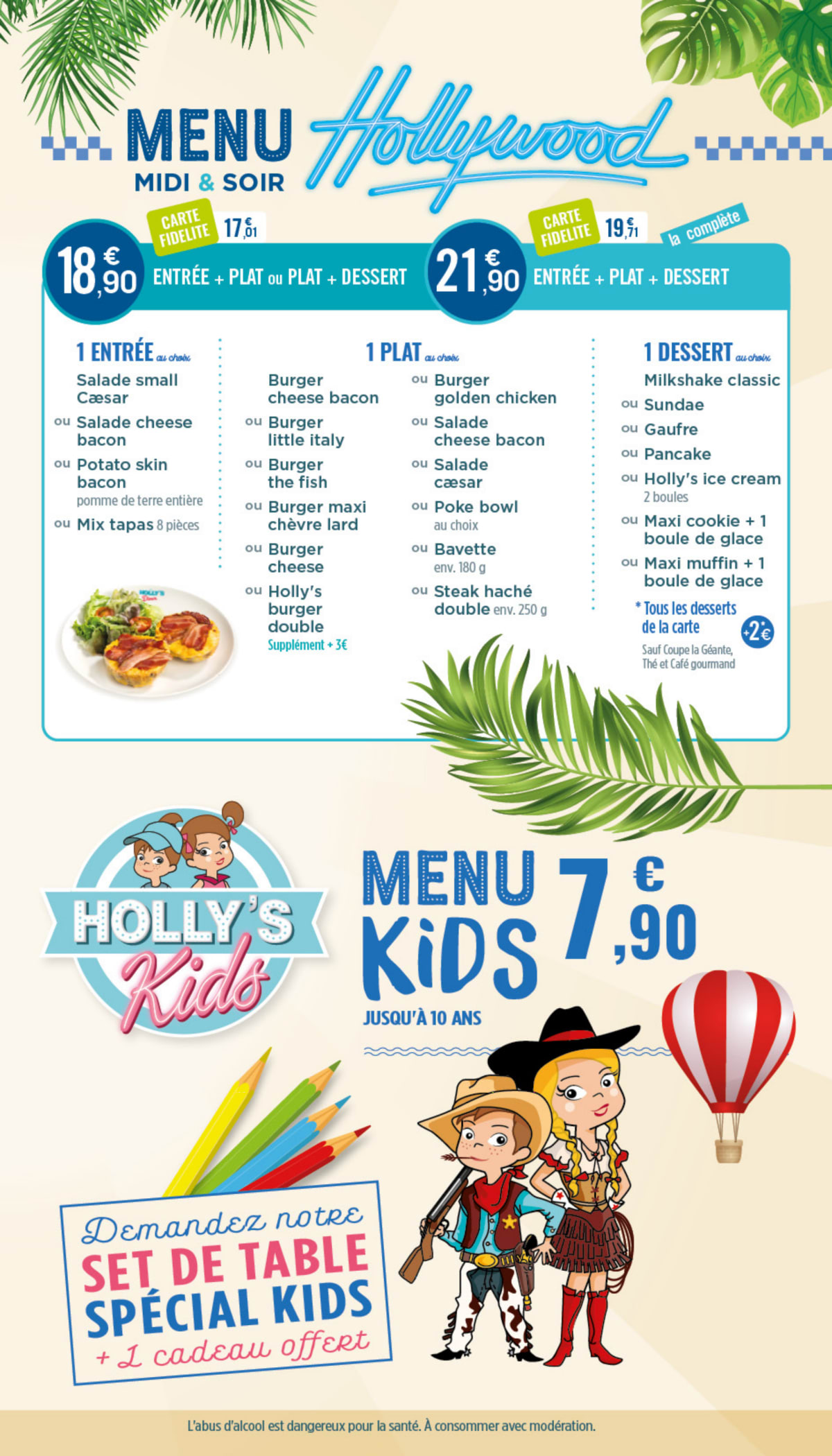 Menu 2024 - Holly's Diner in Poitiers | TheFork