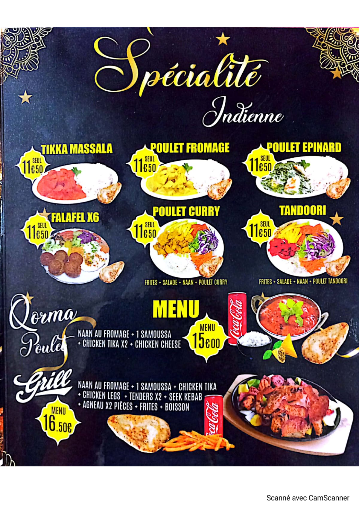 Menu 2023 - Afghan Restaurant in Marseille | TheFork