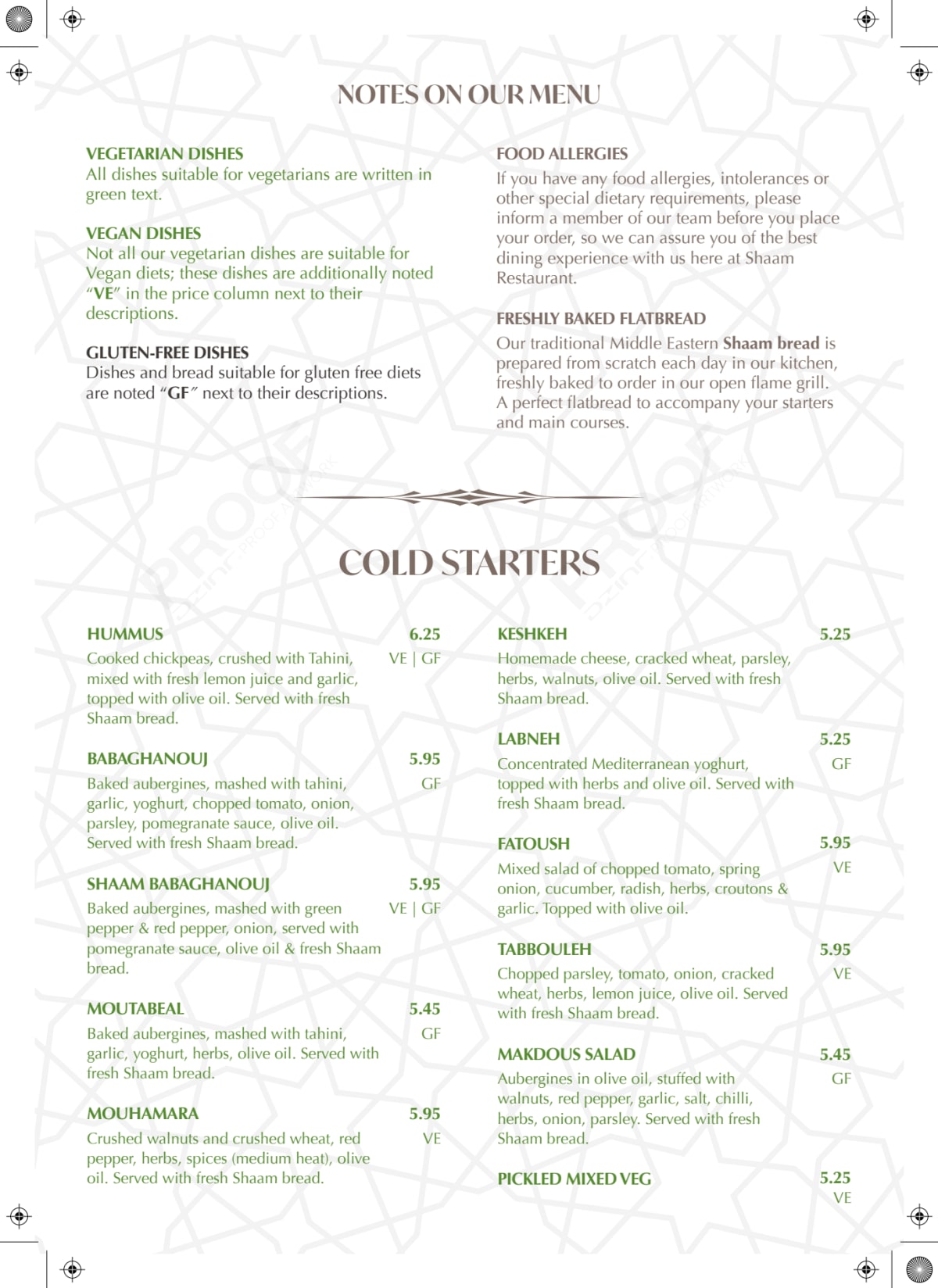 Menus 2023 - Shaam restaurant in Stockport | TheFork