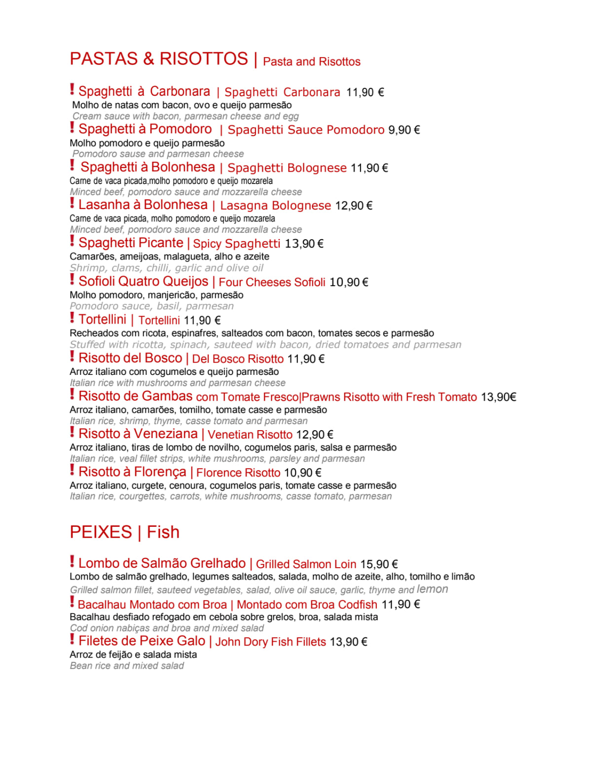 Carte et Menus 2024 - Zeno Pizza & Picanha Carcavelos à Carcavelos ...