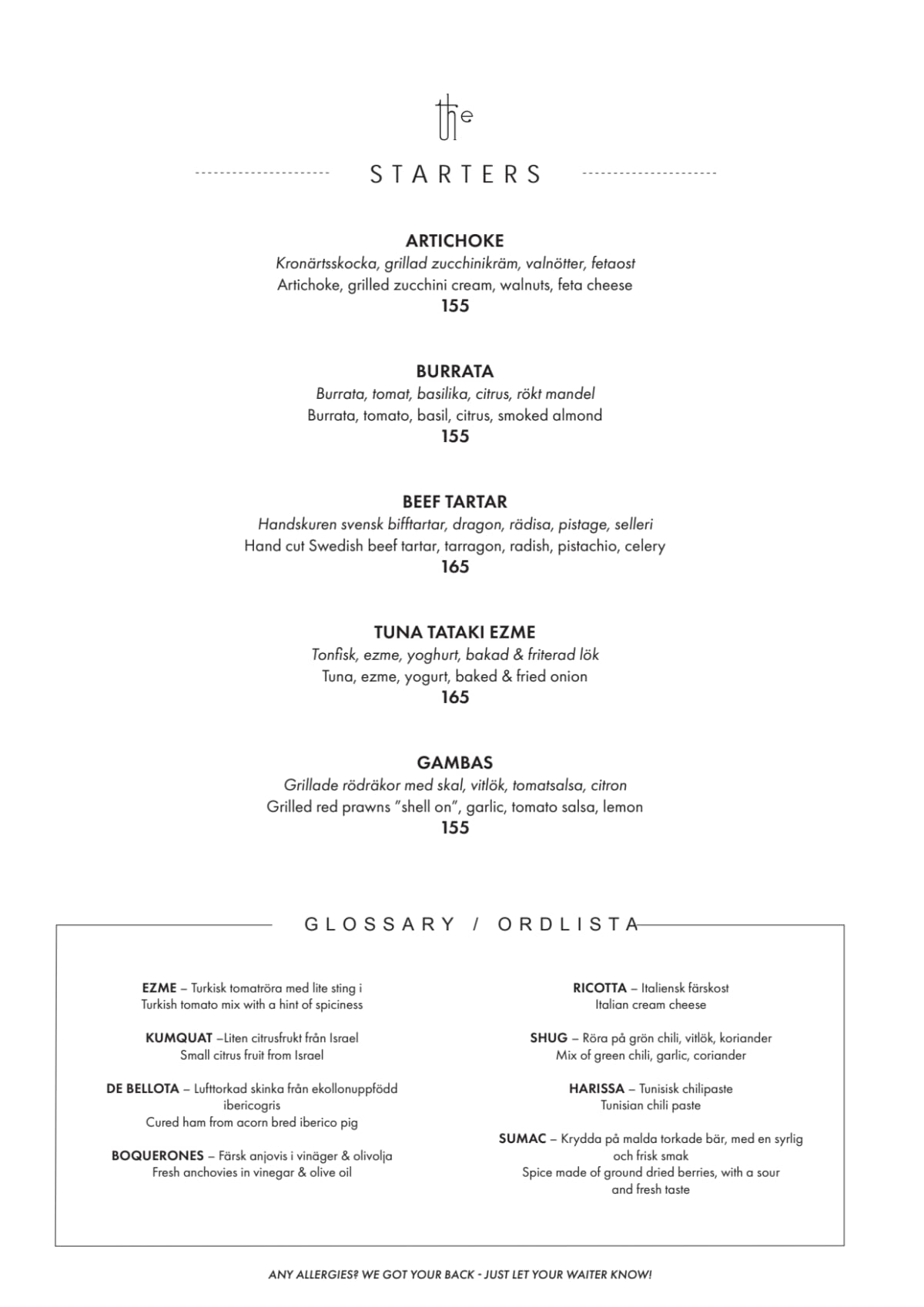 Carte et Menus 2024 - Palmers Restaurant at Ellery Beach House à ...