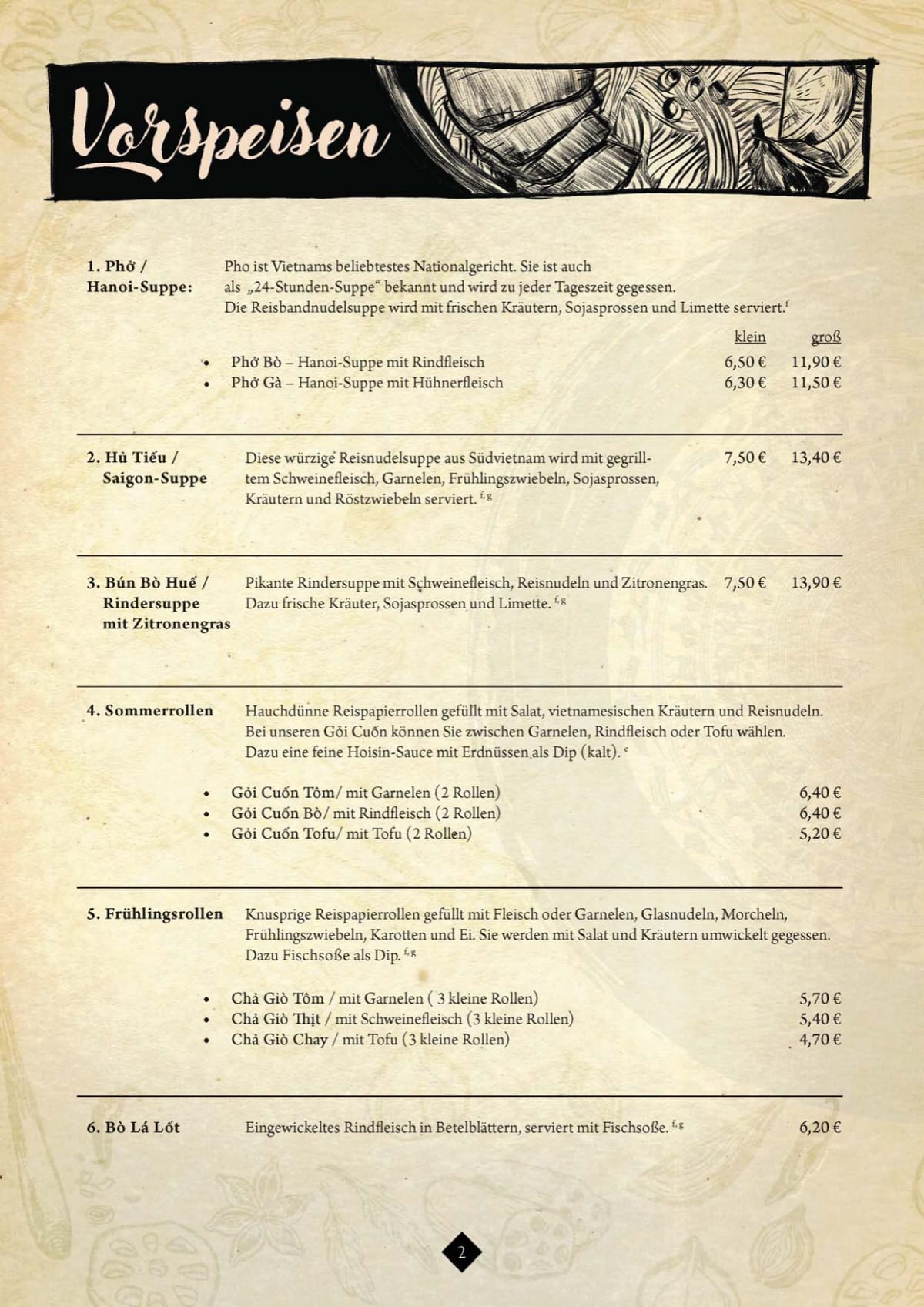 Carte et Menus 2024 - AnAn à Munich | TheFork