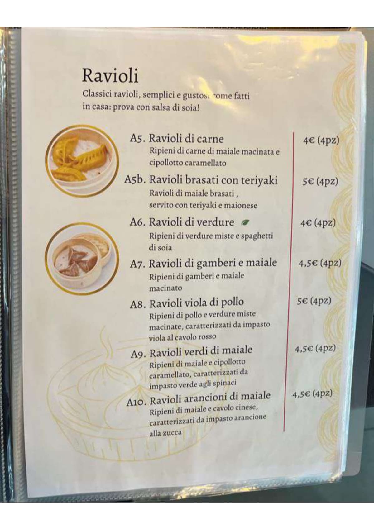 Speisekarte 2023 – Dimsum di Luca - menu alla carta in Turin – TheFork
