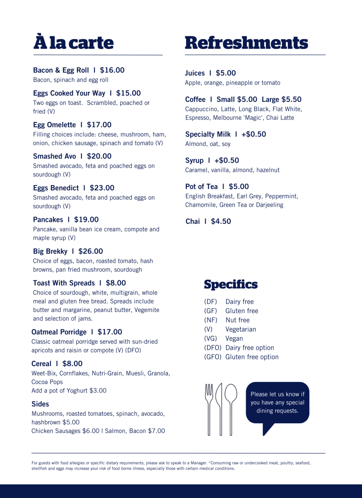 Carta y menù 2024 Actualizados - Platform 270 en Melbourne (VIC) | TheFork