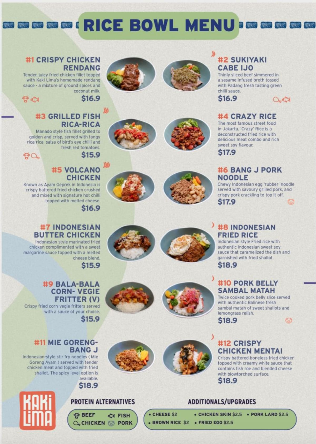 Menu 2023 - Kaki Lima Albert in South Melbourne (VIC) | TheFork