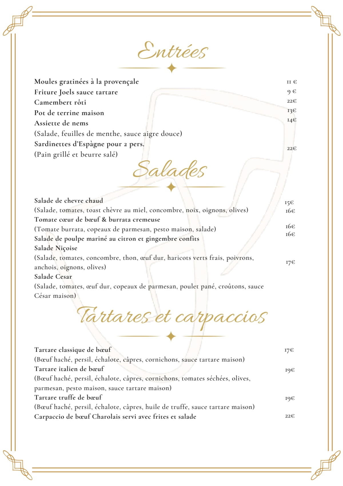 Carte et Menus 2024 - MB2 à Draguignan | TheFork