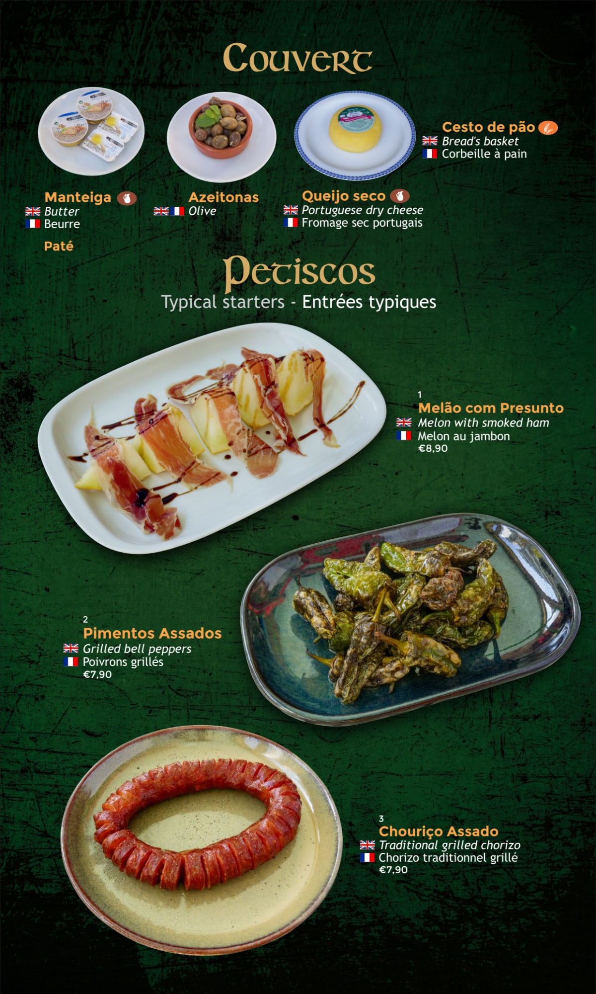 Menù completo e carta 2024 - Pizzaria Tapas La Casa a Lisbona | TheFork