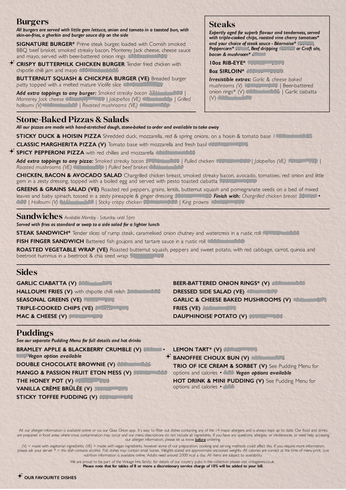 Carte et Menus 2024 - George & Dragon – Apperley Bridge à Leyburn | TheFork