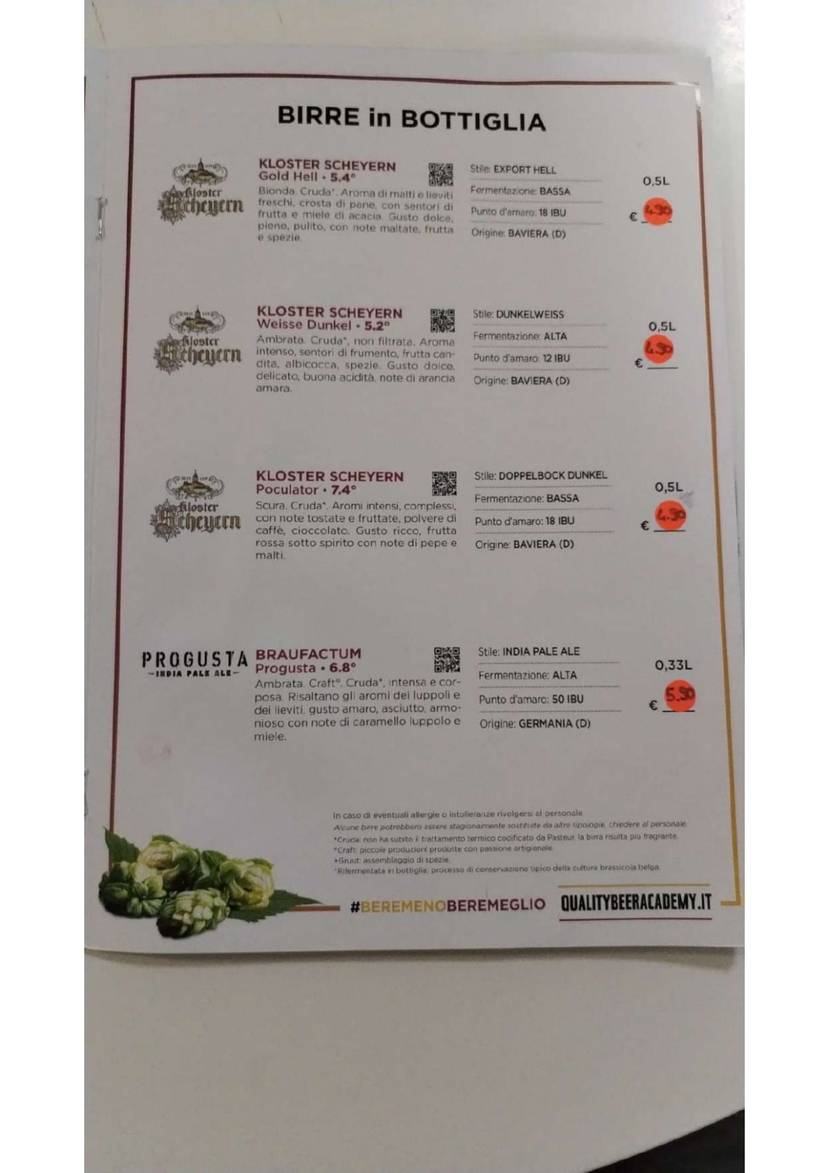 Menù completo e carta 2024 - Bistrot San Marco a Carcare | TheFork