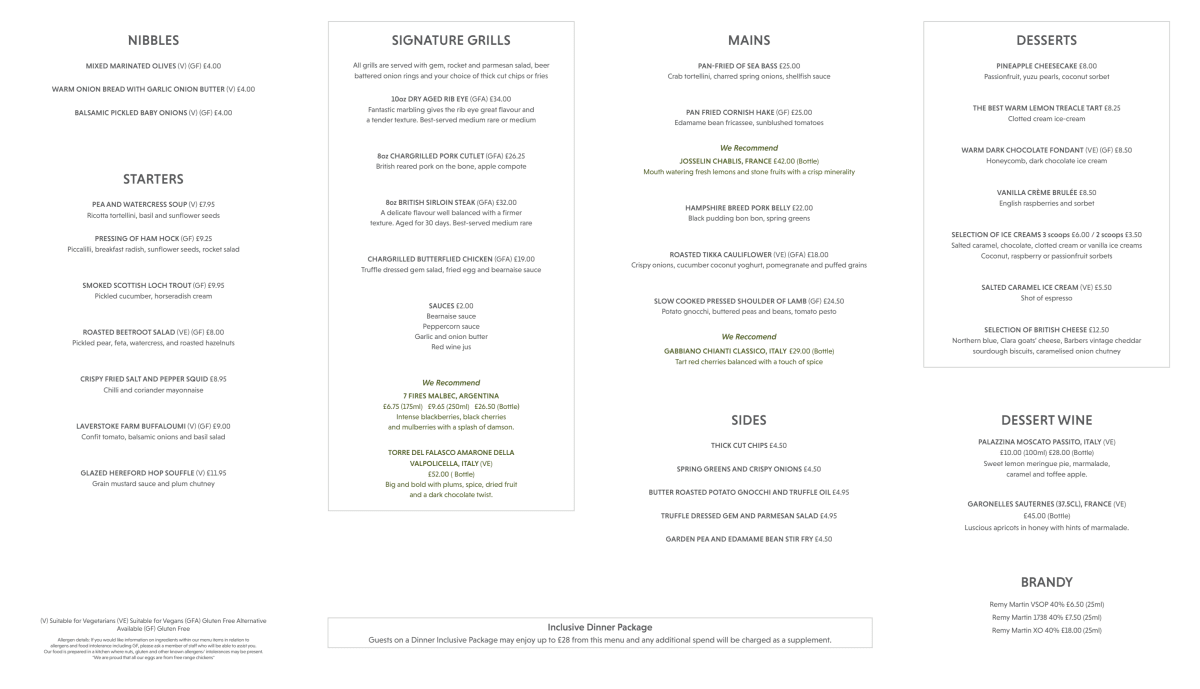 Menu 2023 - DoubleTree by Hilton Glasgow Westerwood Golf and Spa Resort ...