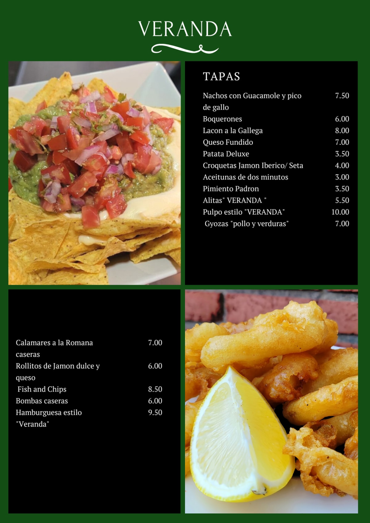 Menu 2024 - Veranda in Manresa | TheFork