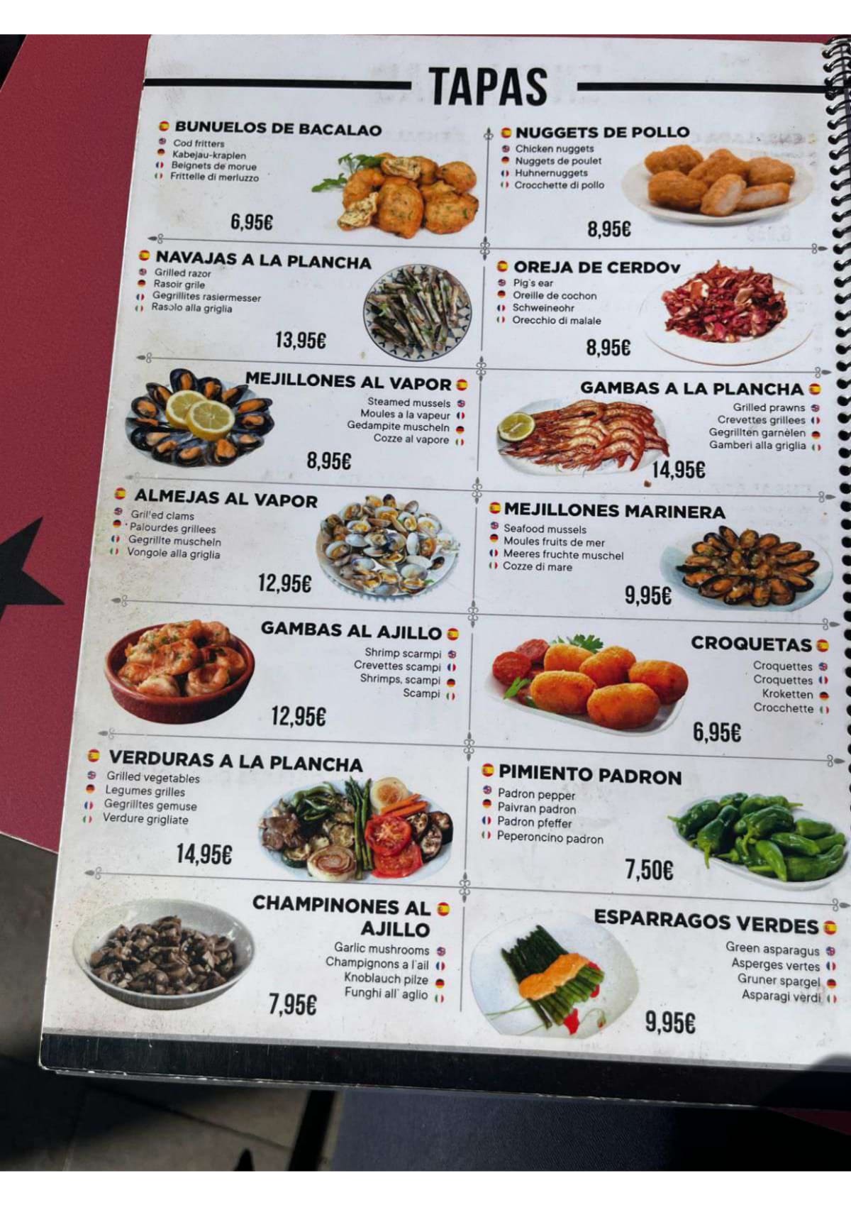 Menu 2024 - LA CEPA in Barcelona | TheFork