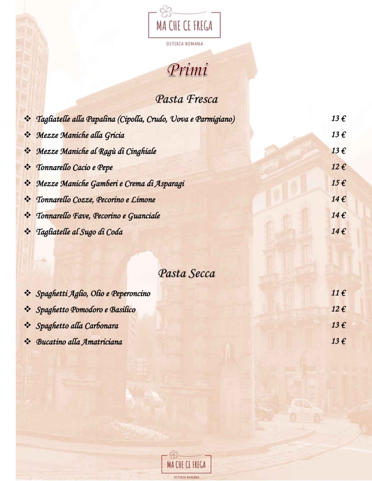 Carte et Menus 2022 - Ma che ce frega à Milan | TheFork