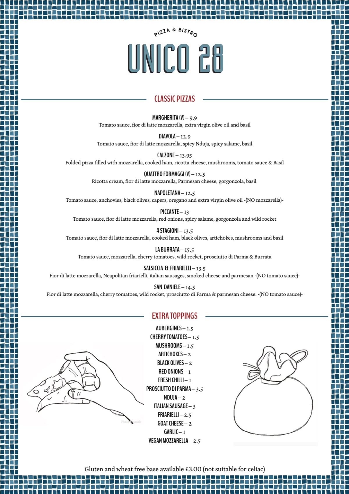 Carte et Menus 2024 - Unico 28 à Hampton | TheFork