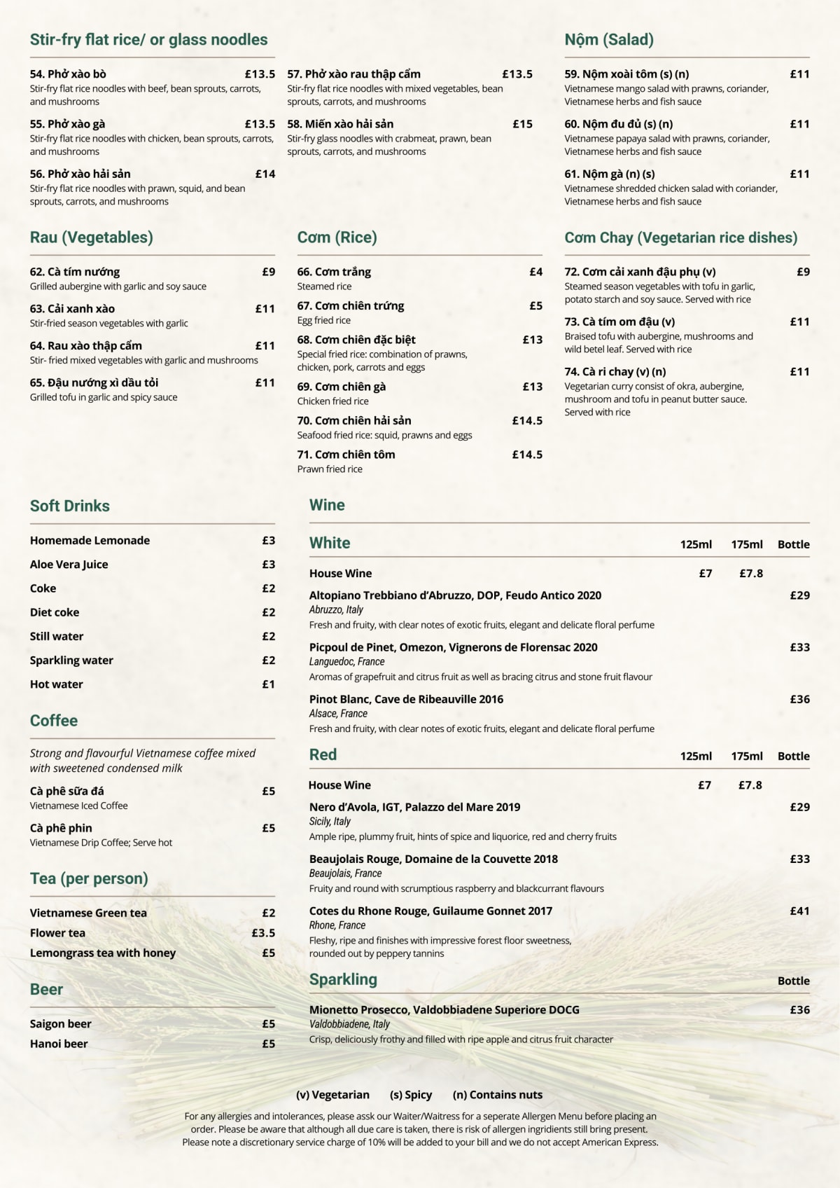 Menu 2024 - Nep Nep em Londres | TheFork