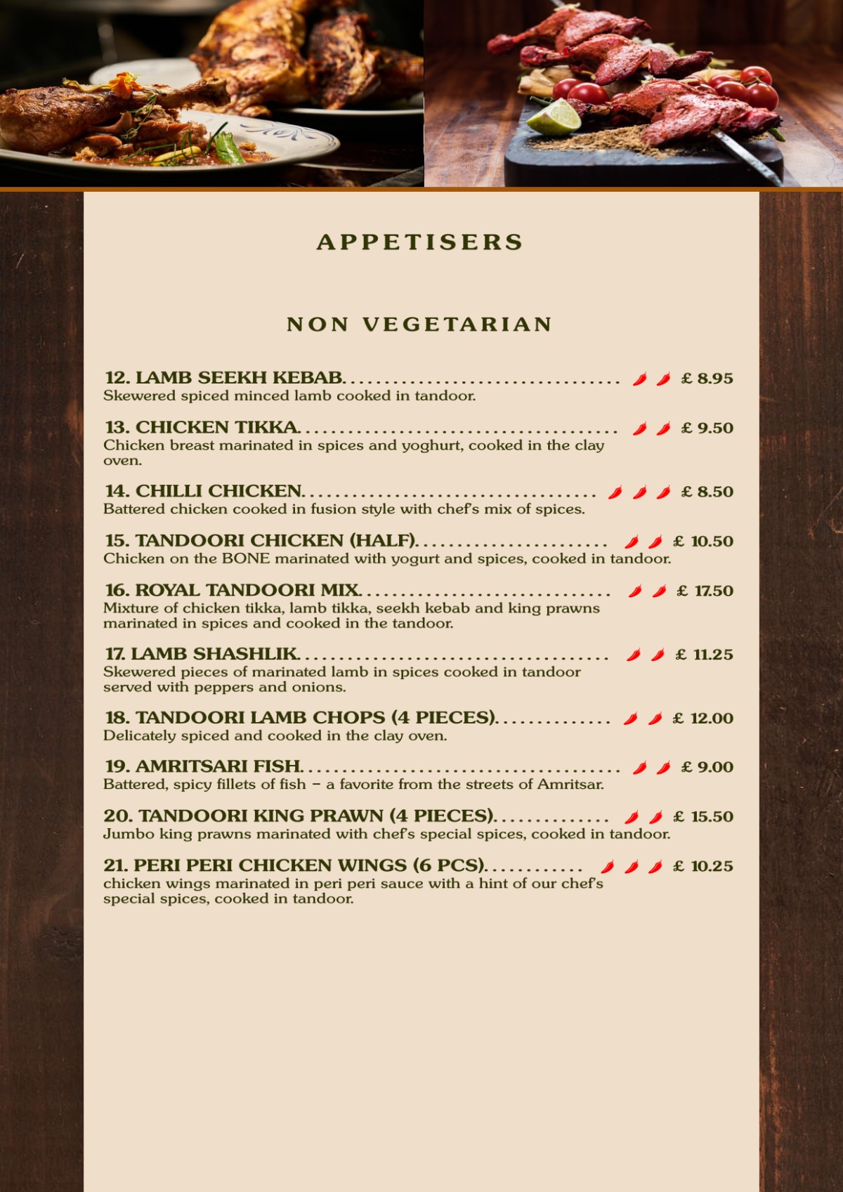 Carte et Menus 2024 - Royal Tandoori à Reading | TheFork