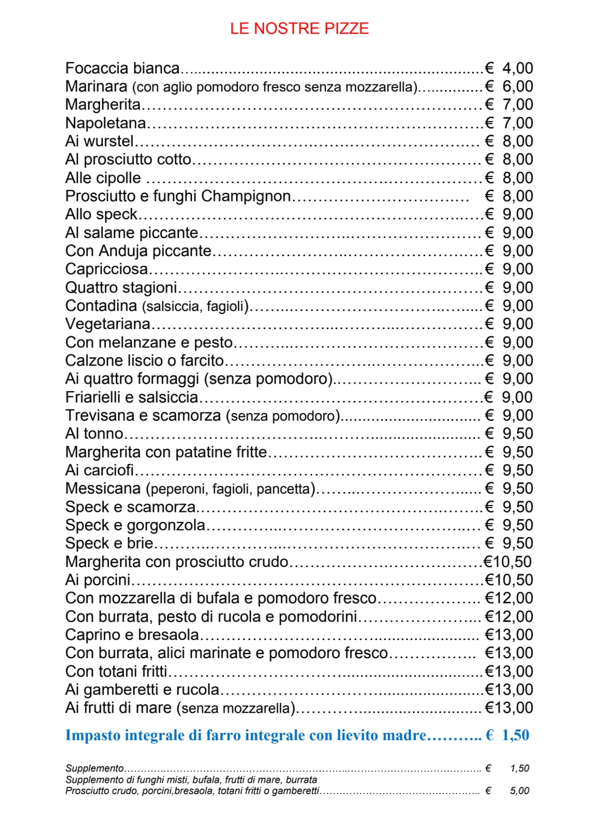 Menù completo e carta 2024 - San Marco a Arosio | TheFork