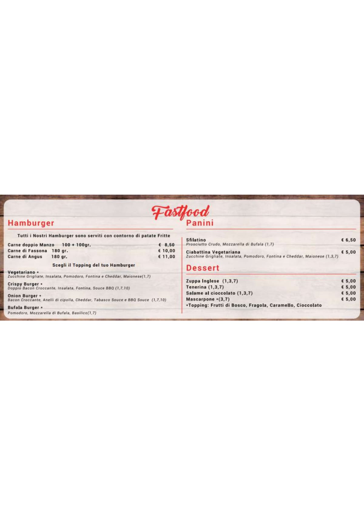 Menù completo e carta 2024 - Cooking Lab Pizza e Cucina a Ferrara | TheFork