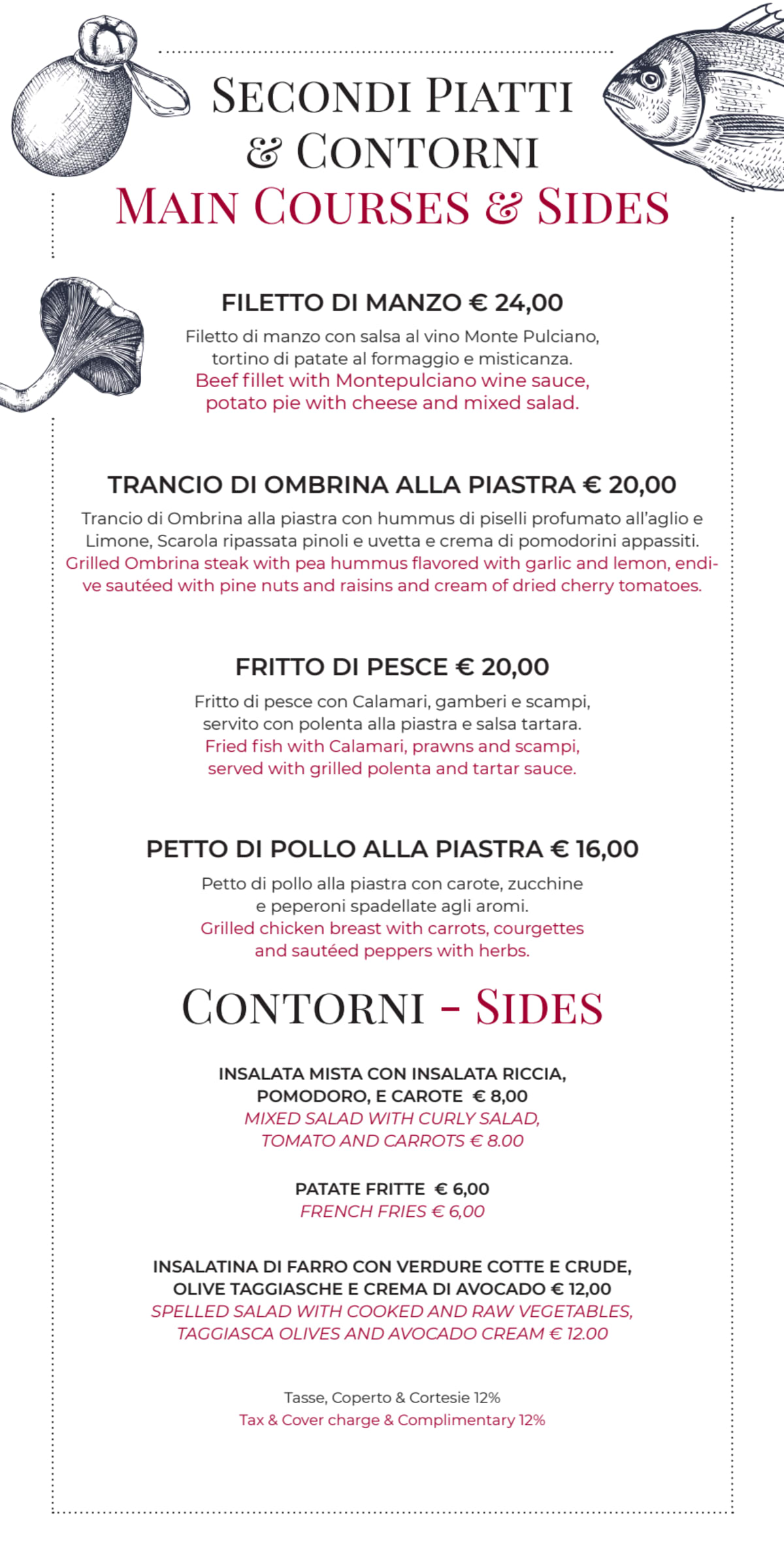 Menu 2024 - Da Mamo in Venice | TheFork