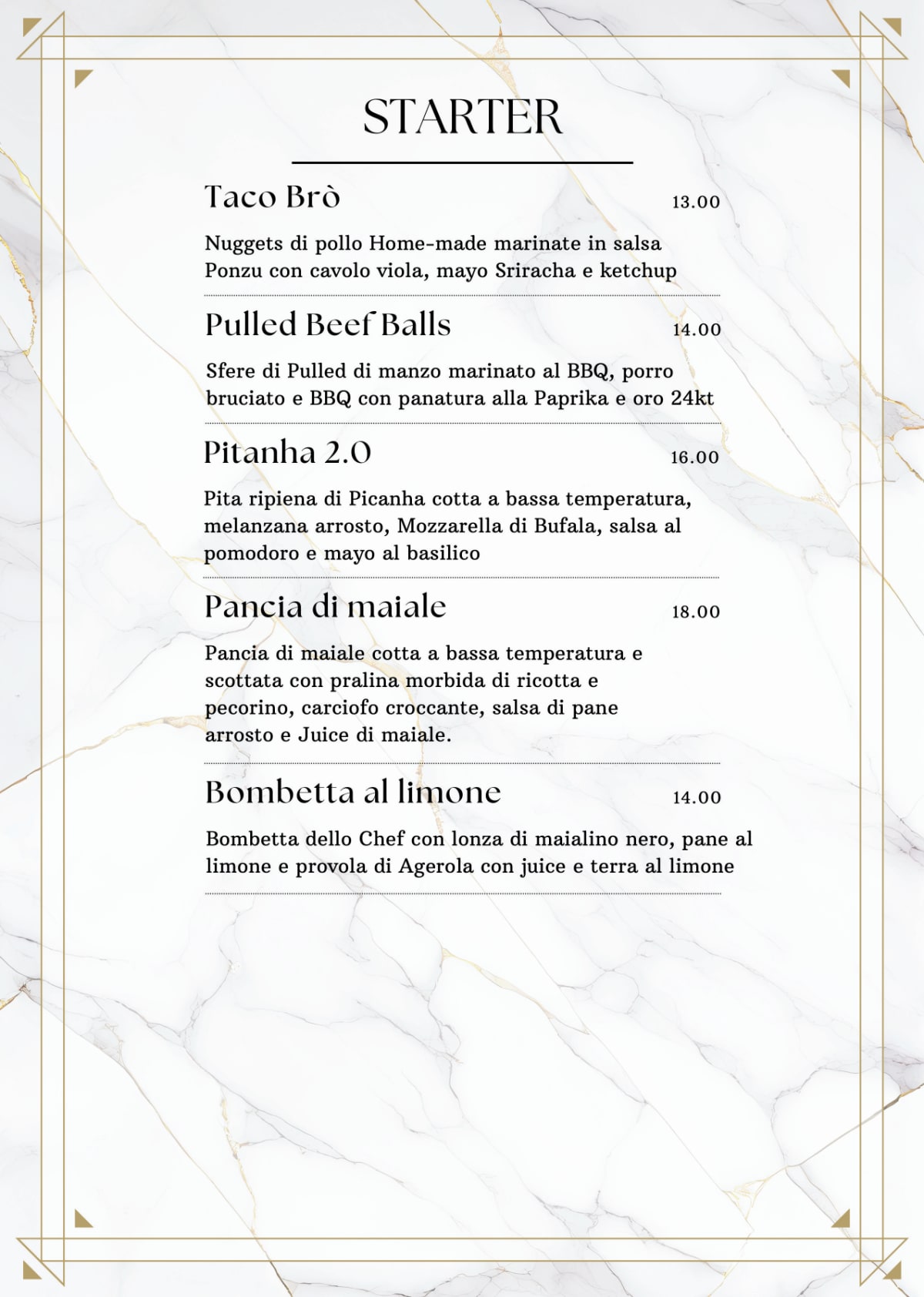 Carte et Menus 2024 - Estro Beef Bar à San Giorgio a Cremano | TheFork