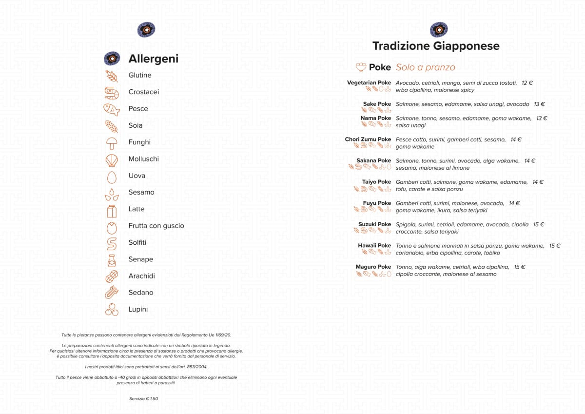 Carte et Menus 2024 - Junsei Sushi Flaminio à Rome | TheFork