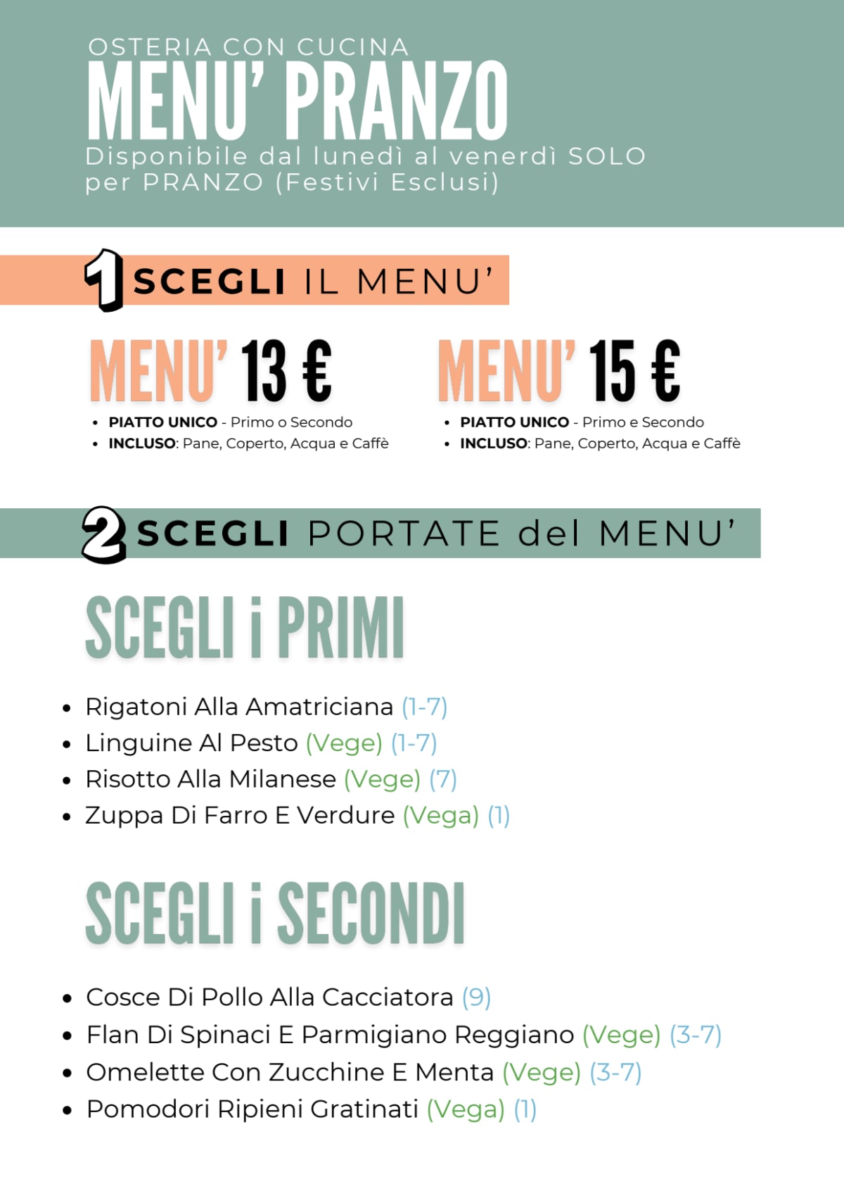 Speisekarte 2024 – Baracca e Burattini in Bologna – TheFork