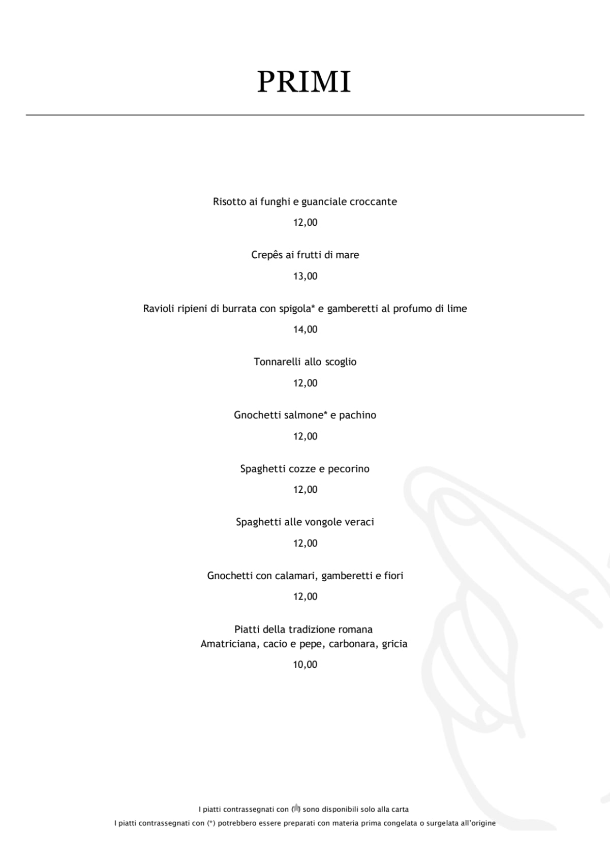 Carte et Menus 2024 - IL PIZZICOTTO à Rome | TheFork