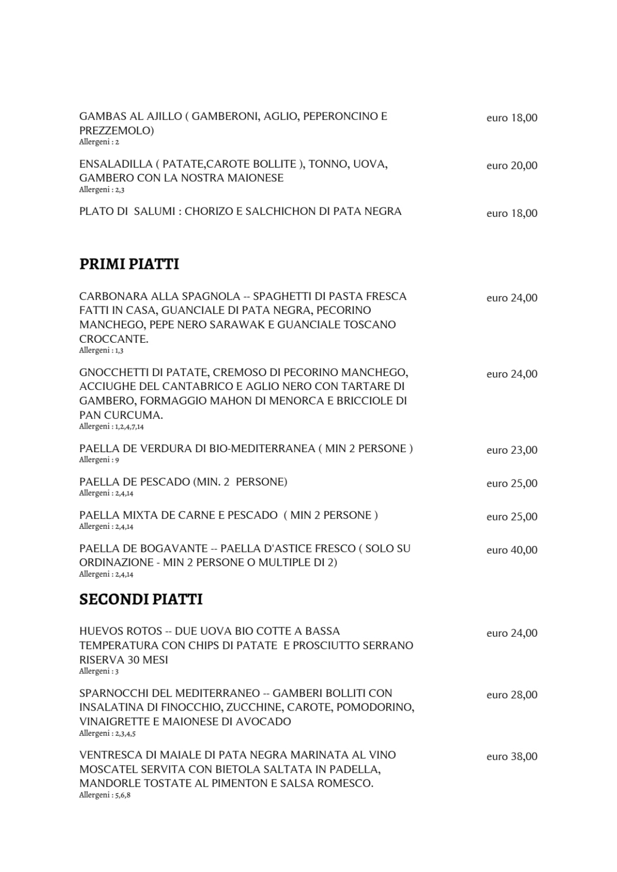 Menù completo e carta 2024 - Enoteca Giulia a Forte Dei Marmi | TheFork