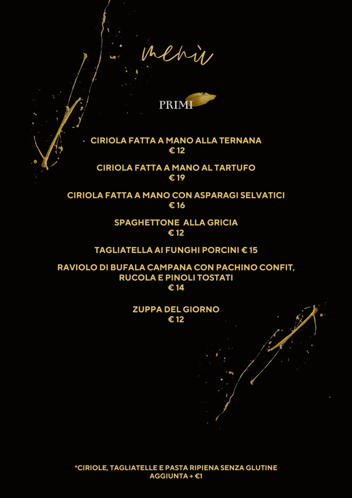 Menù completo e carta 2024 - La Terrazza a Terni | TheFork