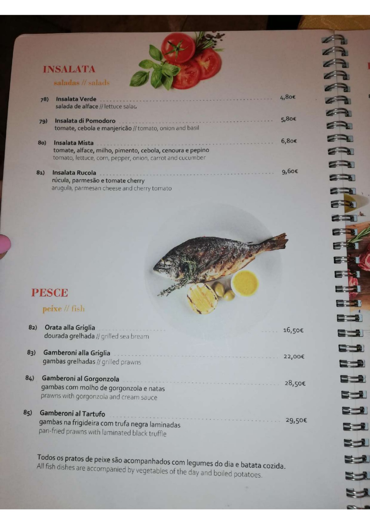 Carta y menù 2024 Actualizados - San Marco en Aveiro | TheFork