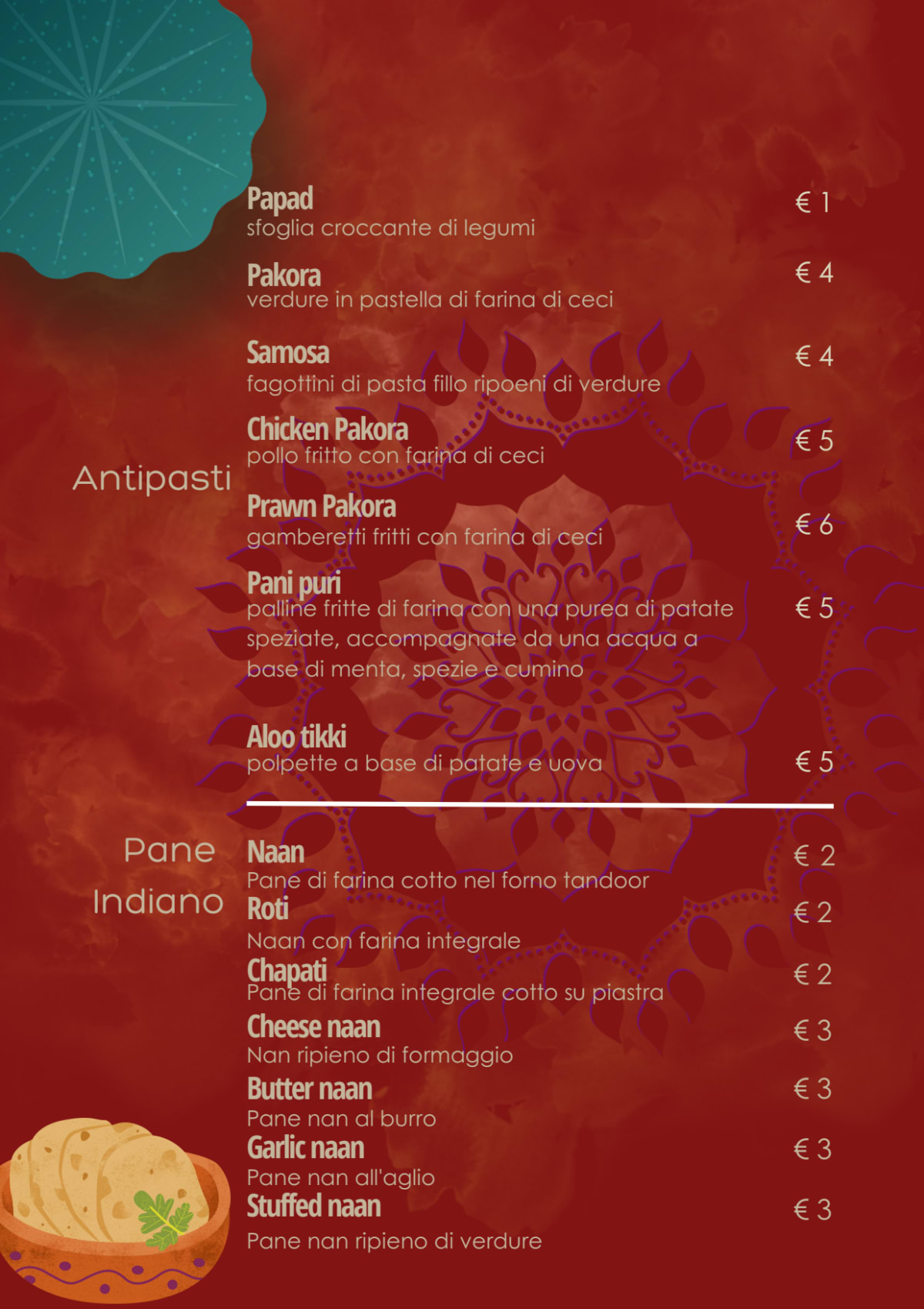 Carte et Menus 2024 - Haldi à Milan | TheFork