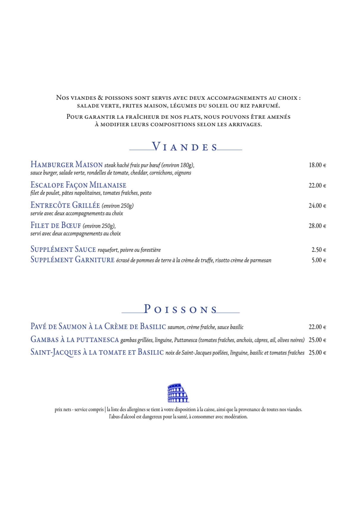 Carte et Menus 2024 - Piazza Romana à Marseille | TheFork