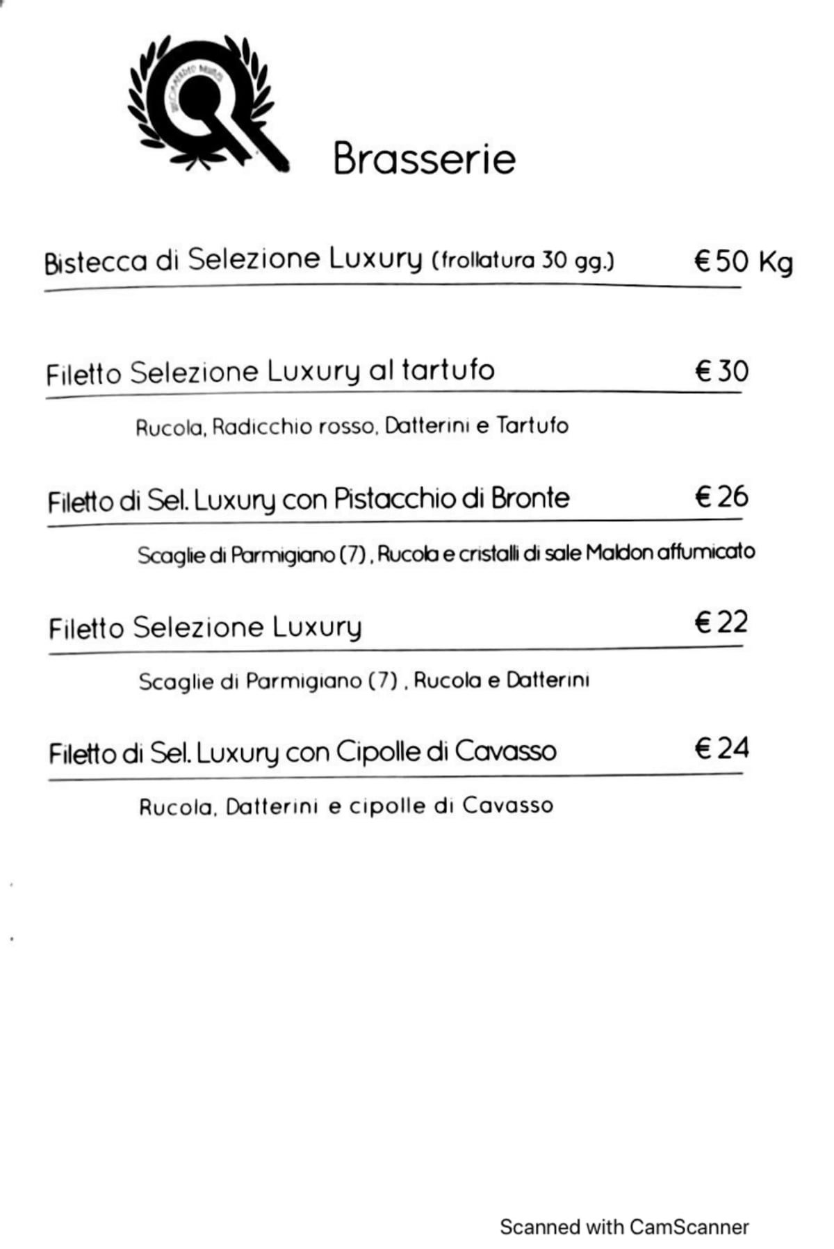 Carte et Menus 2024 - Focacceria Bisteccheria Elia à Borghetto | TheFork