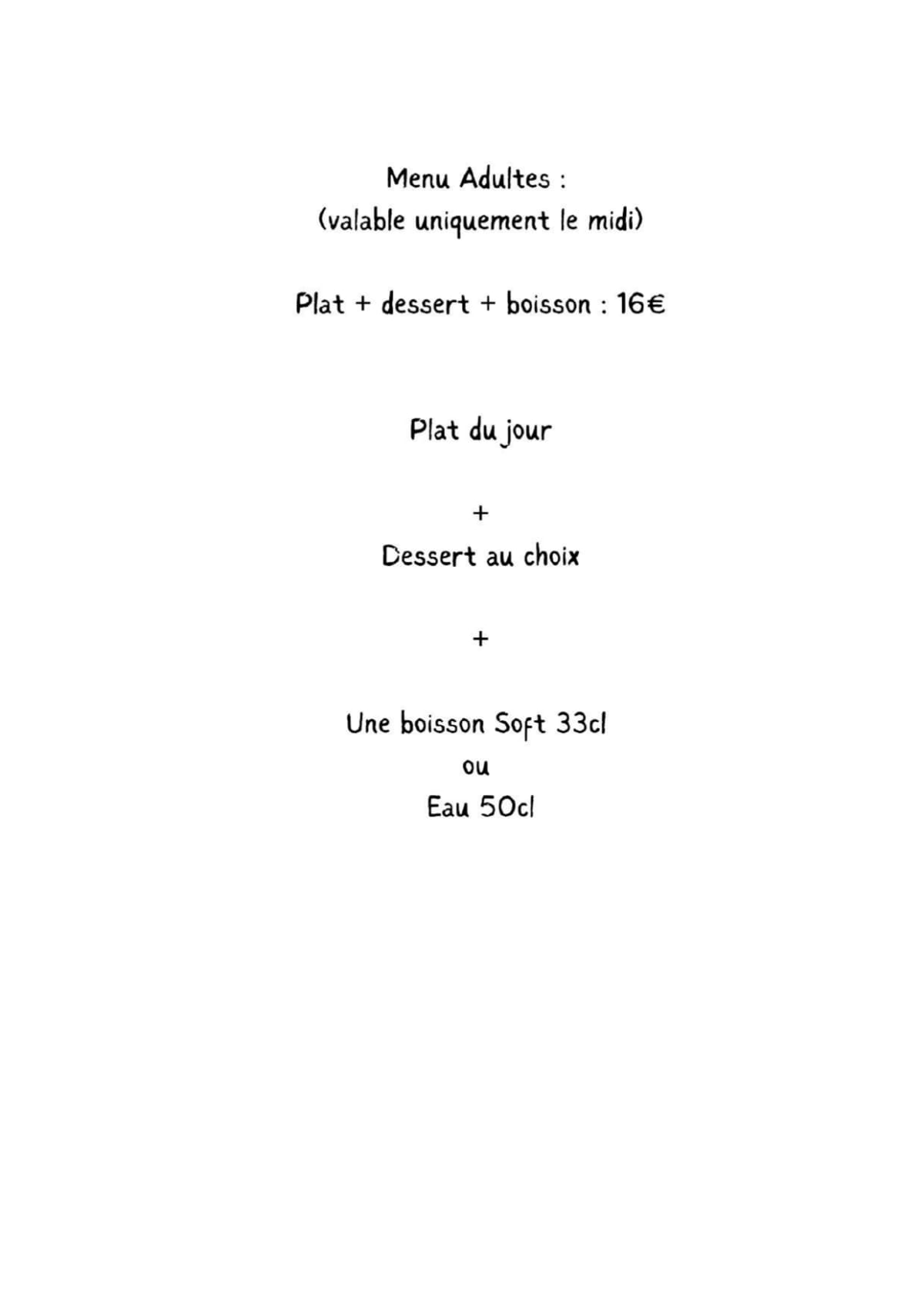 Carte et Menus 2024 - Chez Flo et Stef resto'jeux à Le Maisnil | TheFork