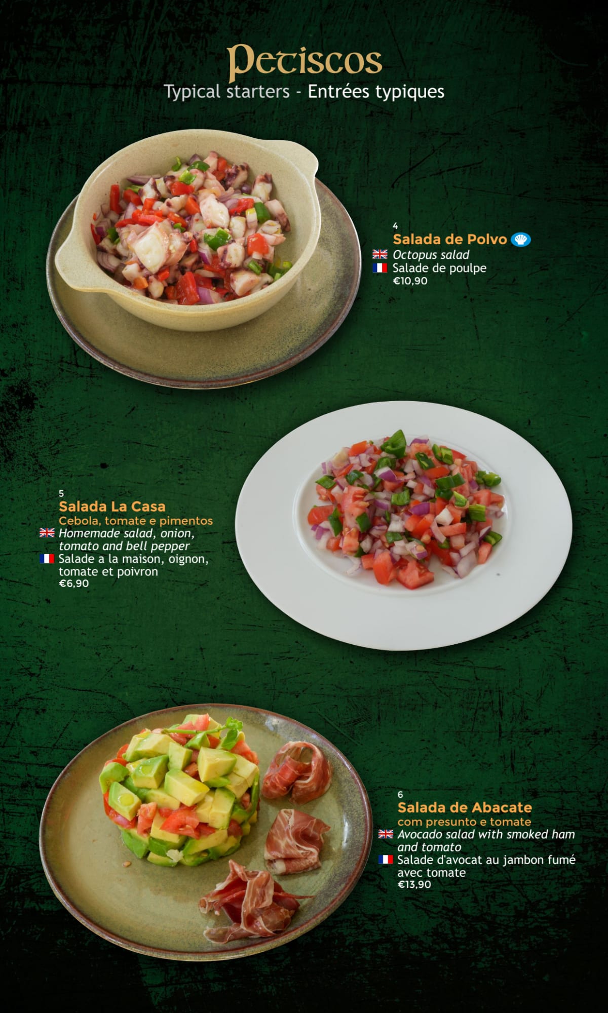 Menu 2024 - Pizzaria Tapas La Casa in Lisbon | TheFork