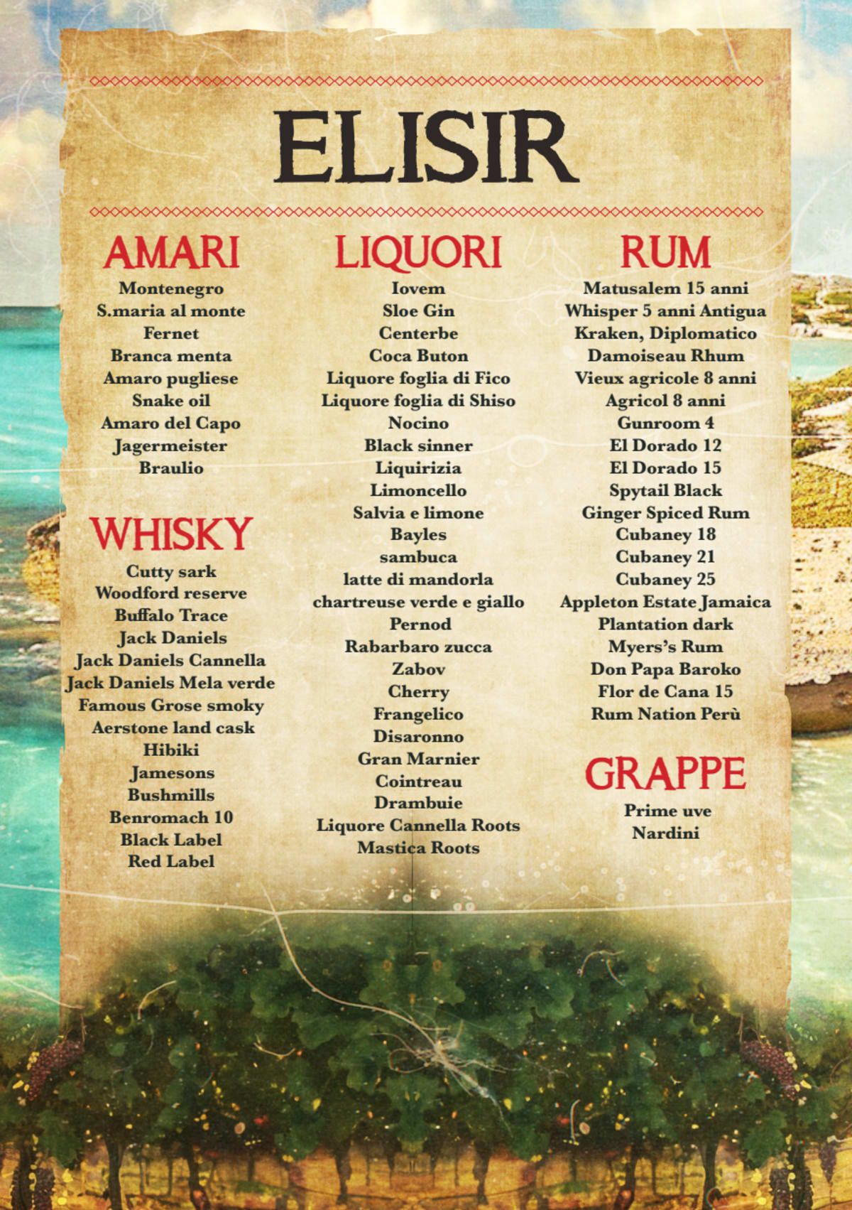 Menu 2024 - Tickety Boo in Torre A Mare | TheFork