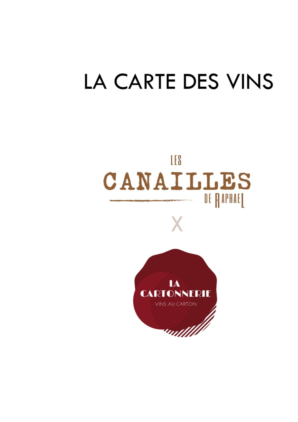 Carte et Menus 2024 - Les Canailles de Raphael à Lyon | TheFork