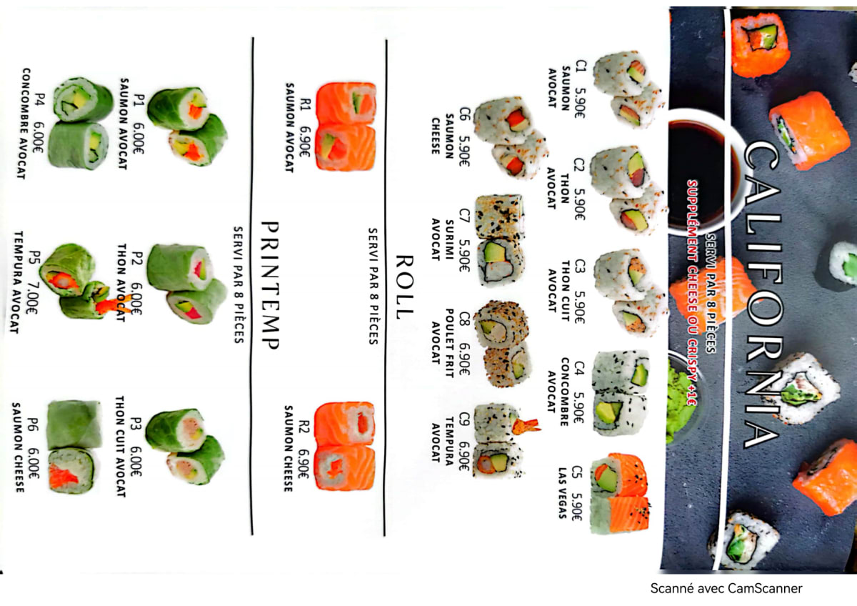 Carte et Menus 2024 - Nagano à Paris | TheFork