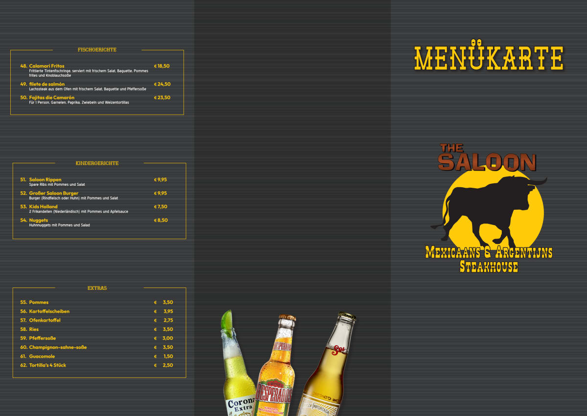 Menu 2024 - The Saloon in Enschede | TheFork